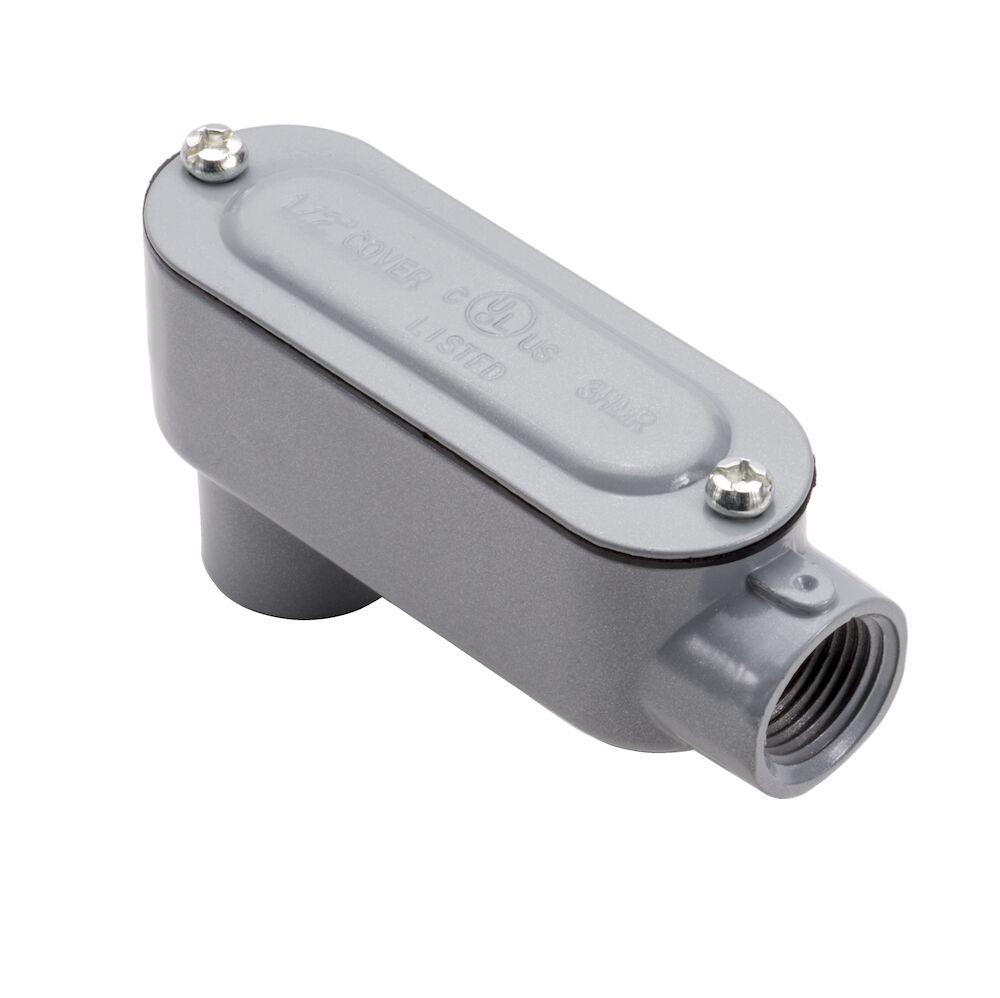 3/4" Threaded LB Type Rigid Conduit Body with Covers and Gaskets - RGV ...