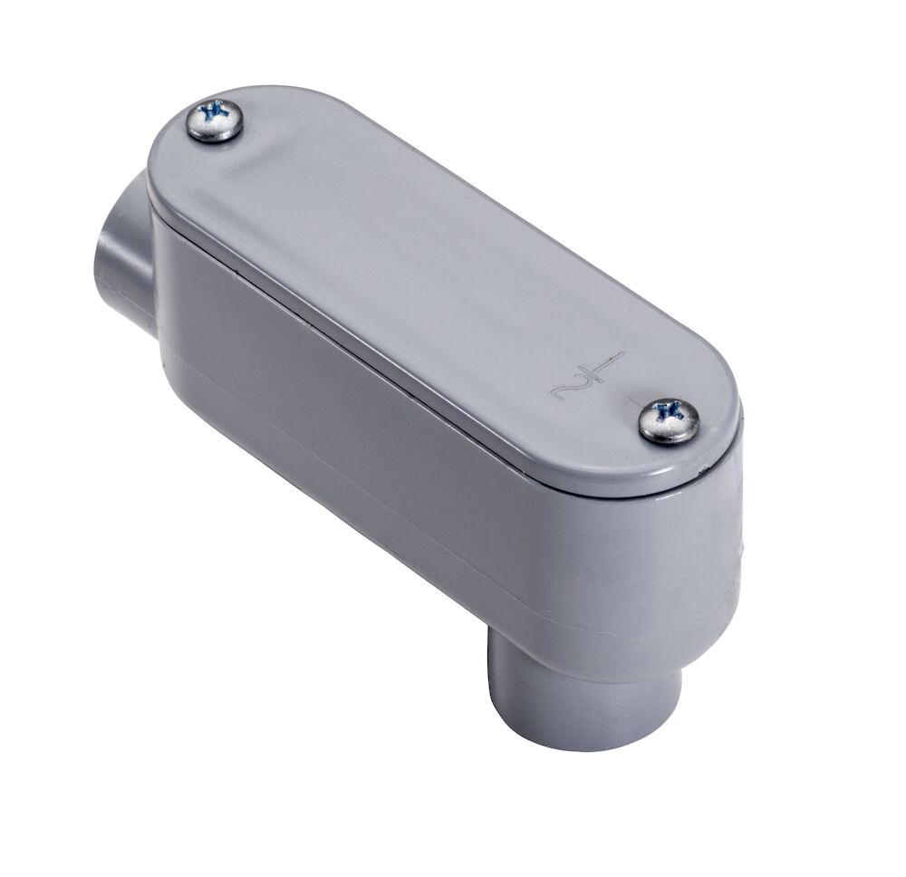 1" Schedule 40 PVC LB Type Conduit Body with Junction Boxes - RGV ...