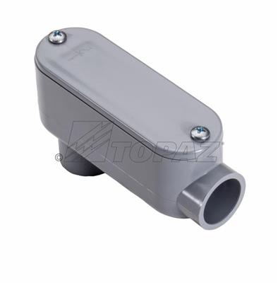 3/4" Schedule 40 PVC LB Type Conduit Body with Junction Boxes - RGV ...